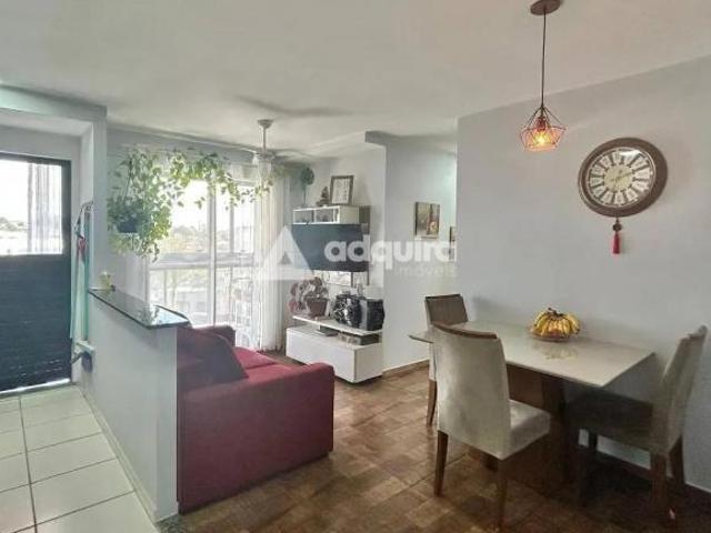 Apartamento em Colônia Dona Luíza, Ponta Grossa/PR de 59m² 3 quartos à venda por R$ 348.000,00