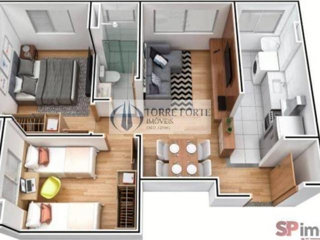 Apartamento em Colônia Zona Leste, São Paulo/SP de 43m² 2 quartos à venda por R$ 287.000,00
