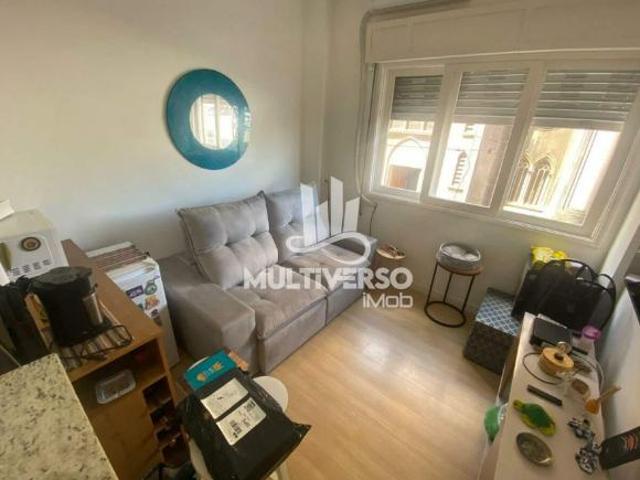 Apartamento em Embaré, Santos Zona Orla – 37 m² por R$ 400.000,00