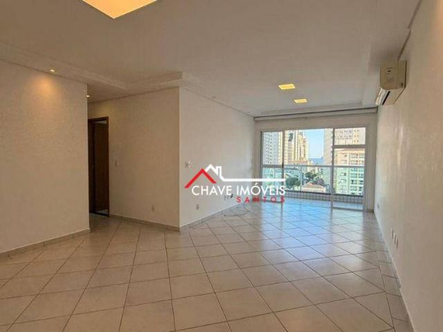 Apartamento em Embaré, Santos/SP de 115m² 3 quartos à venda por R$ 1.477.000,00
