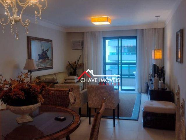 Apartamento em Embaré, Santos/SP de 130m² 3 quartos à venda por R$ 1.249.000,00