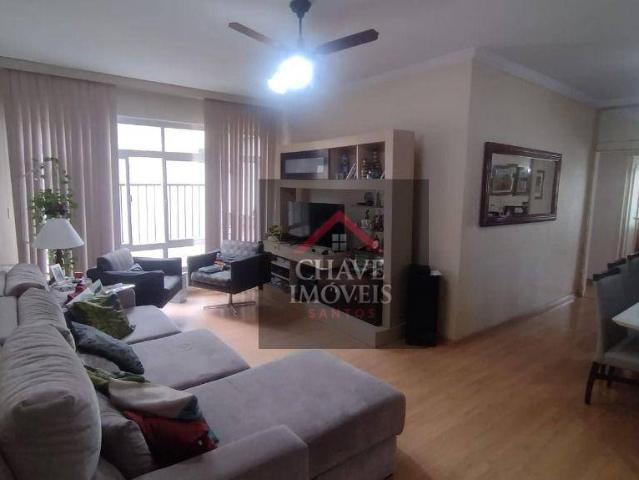 Apartamento em Embaré, Santos/SP de 147m² 3 quartos à venda por R$ 949.000,00
