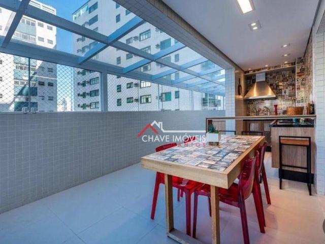 Apartamento em Embaré, Santos/SP de 157m² 3 quartos à venda por R$ 2.299.000,00