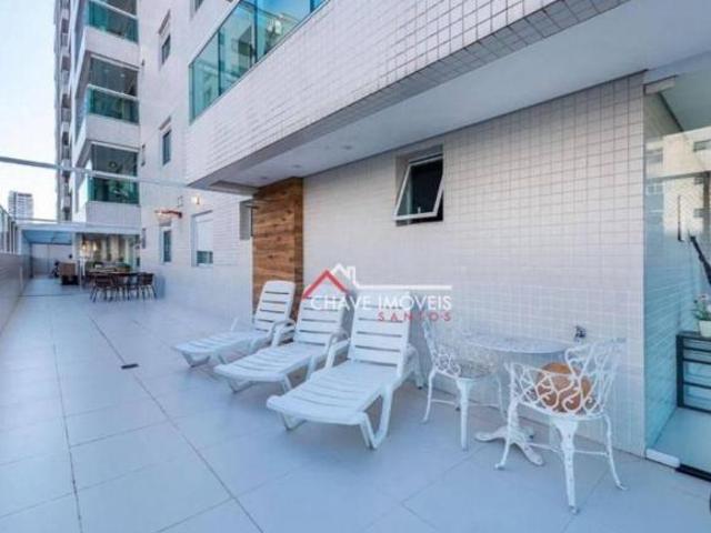 Apartamento em Embaré, Santos/SP de 157m² 3 quartos à venda por R$ 2.300.000,00