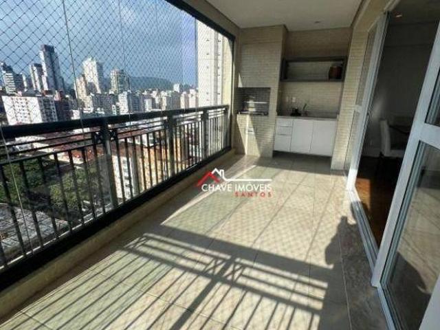 Apartamento em Embaré, Santos/SP de 152m² 4 quartos à venda por R$ 1.880.000,00