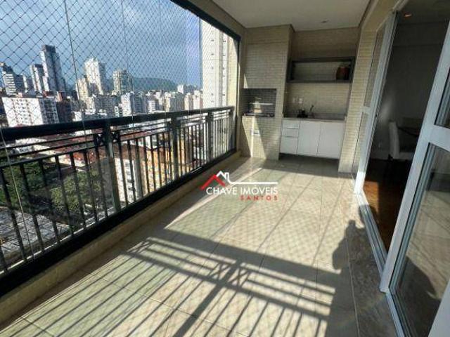Apartamento em Embaré, Santos/SP de 152m² 4 quartos à venda por R$ 1.879.000,00