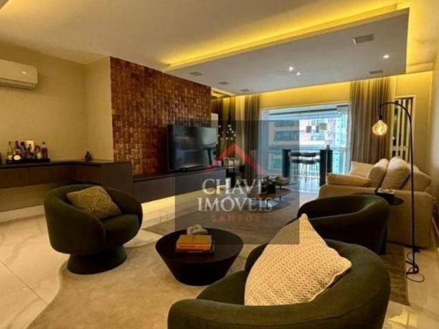 Apartamento em Embaré, Santos/SP de 223m² 3 quartos à venda por R$ 3.990.000,00