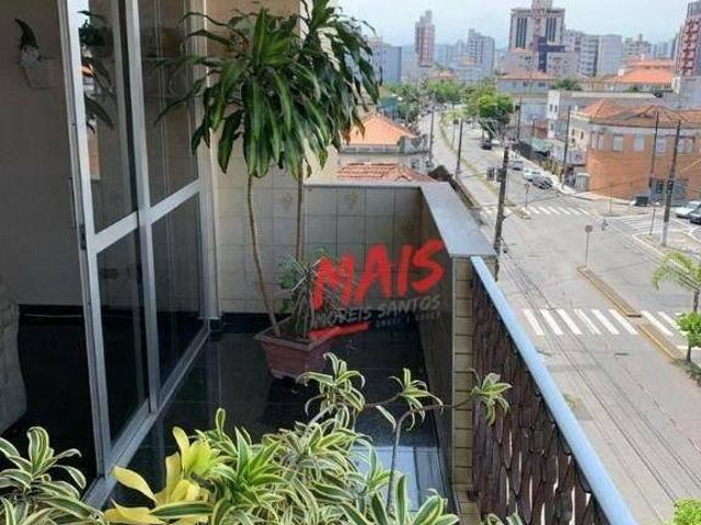 Apartamento em Embaré, Santos/SP de 280m² 4 quartos à venda por R$ 900.000,00