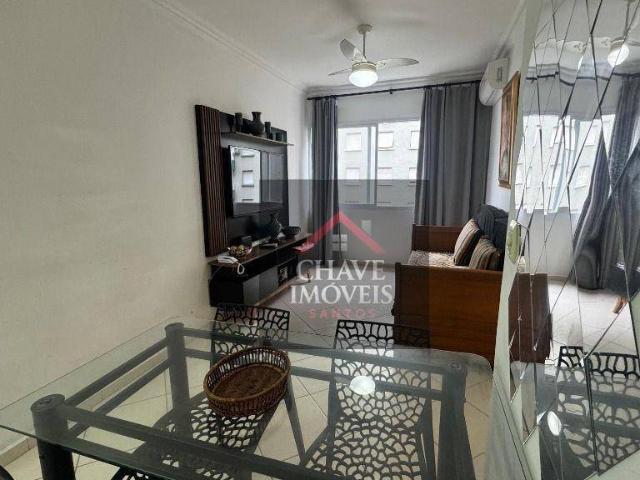 Apartamento em Embaré, Santos/SP de 46m² 1 quartos à venda por R$ 449.000,00