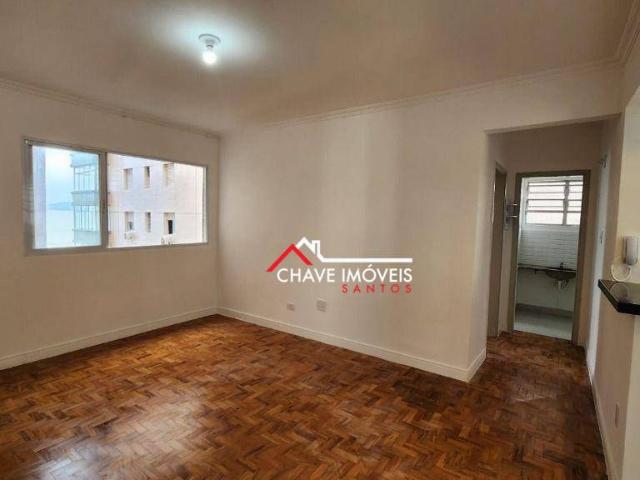 Apartamento em Embaré, Santos/SP de 52m² 1 quartos à venda por R$ 429.900,00