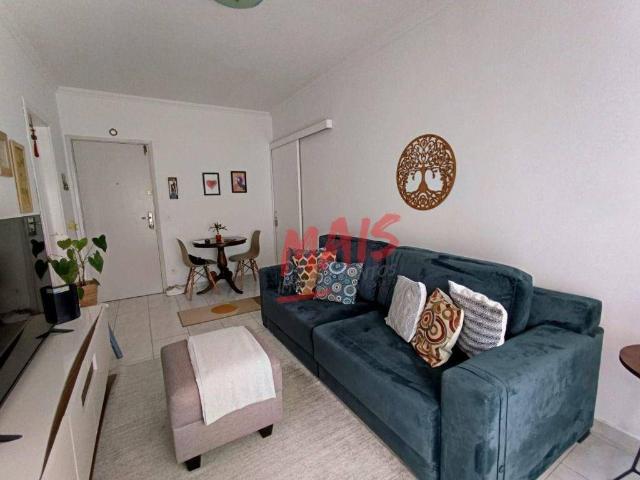 Apartamento em Embaré, Santos/SP de 54m² 1 quartos à venda por R$ 419.000,00