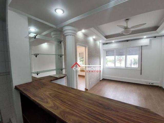 Apartamento em Embaré, Santos/SP de 56m² 1 quartos à venda por R$ 440.000,00