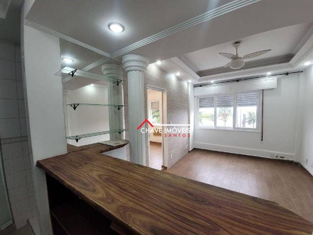 Apartamento em Embaré, Santos/SP de 56m² 1 quartos à venda por R$ 439.900,00