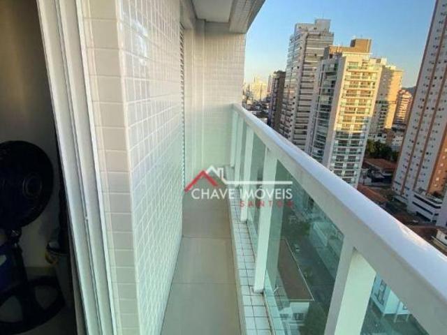 Apartamento em Embaré, Santos/SP de 57m² 2 quartos à venda por R$ 795.000,00