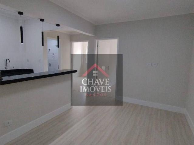 Apartamento em Embaré, Santos/SP de 58m² 2 quartos à venda por R$ 494.900,00