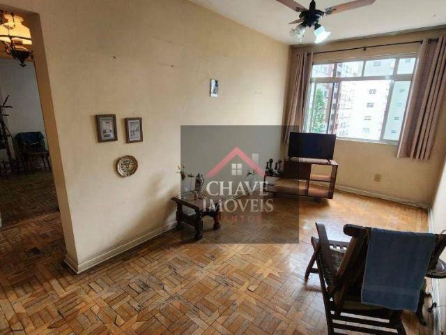 Apartamento em Embaré, Santos/SP de 83m² 1 quartos à venda por R$ 339.000,00