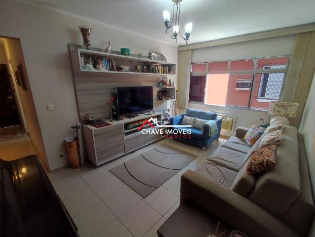 Apartamento em Embaré, Santos/SP de 90m² 2 quartos à venda por R$ 549.000,00