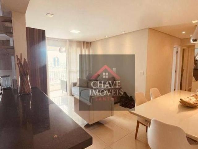 Apartamento em Encruzilhada, Santos/SP de 92m² 3 quartos à venda por R$ 899.000,00
