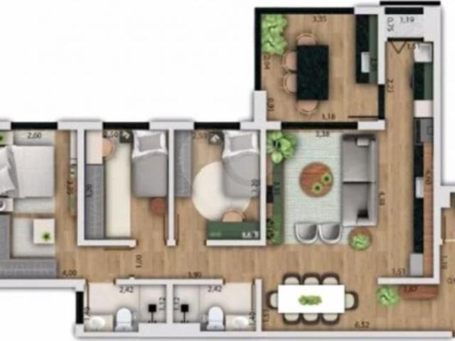 Apartamento em Engordadouro, Jundiaí/SP de 101m² 3 quartos à venda por R$ 1.045.000,00