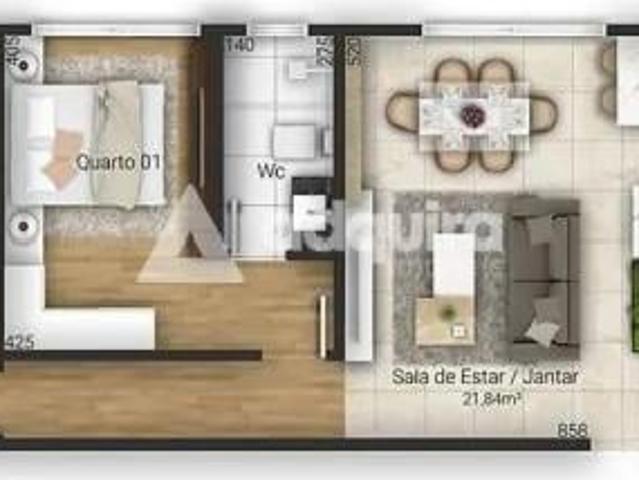 Apartamento em Estrela, Ponta Grossa/PR de 156m² 2 quartos à venda por R$ 680.000,00