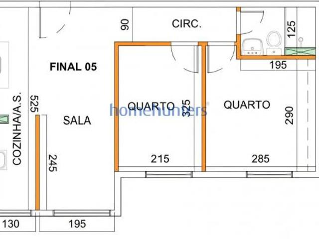 Apartamento em Fazenda São Quirino, Campinas/SP de 43m² 2 quartos à venda por R$ 320.000,00