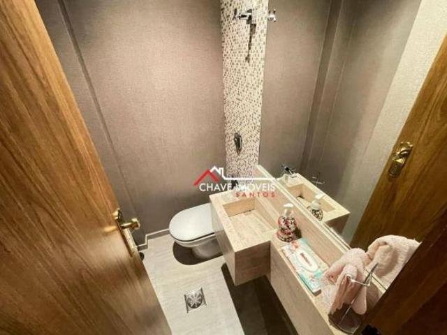 Apartamento em Gonzaga, Santos/SP de 150m² 3 quartos à venda por R$ 1.280.000,00