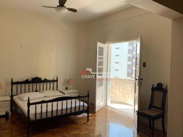 Apartamento em Gonzaga, Santos/SP de 155m² 3 quartos à venda por R$ 800.000,00