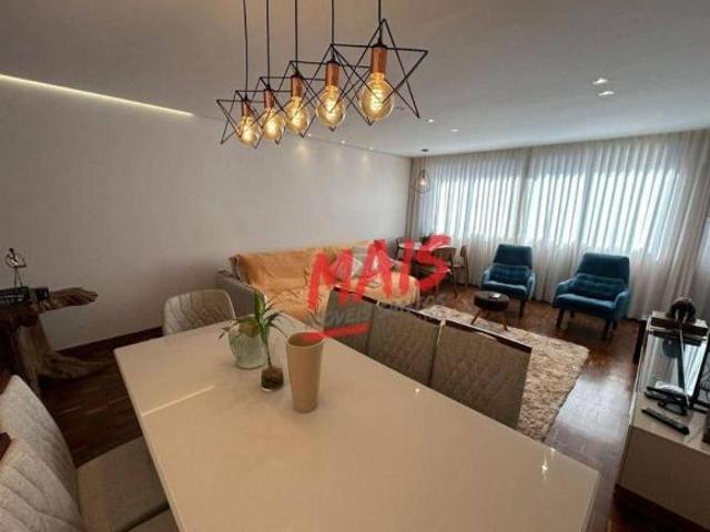 Apartamento em Gonzaga, Santos/SP de 188m² 3 quartos à venda por R$ 1.270.000,00