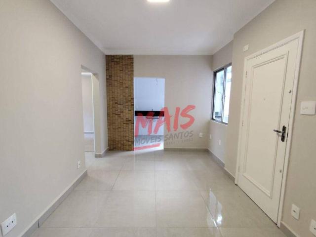 Apartamento em Gonzaga, Santos/SP de 65m² 2 quartos à venda por R$ 438.000,00