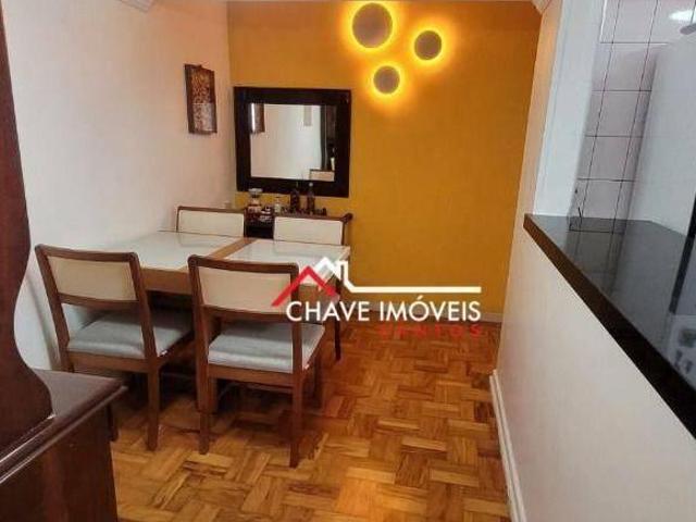 Apartamento em Gonzaga, Santos/SP de 85m² 2 quartos à venda por R$ 585.000,00