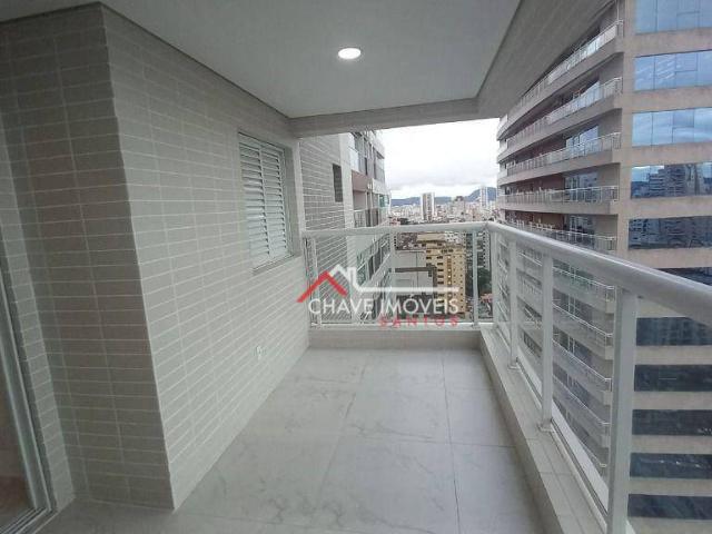 Apartamento em Gonzaga, Santos/SP de 87m² 3 quartos à venda por R$ 1.599.900,00