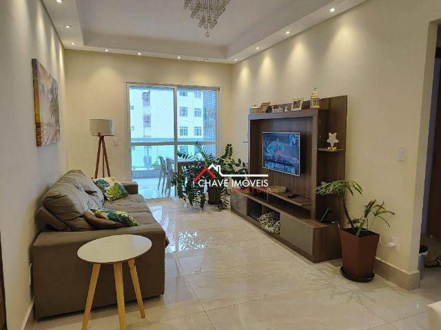 Apartamento em Gonzaga, Santos/SP de 80m² 2 quartos à venda por R$ 1.149.000,00