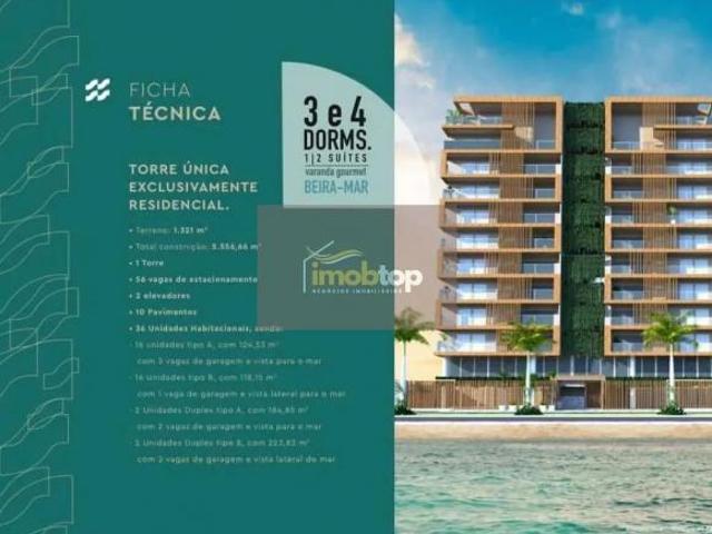 Apartamento em Indaiá, Caraguatatuba/SP de 118m² 3 quartos à venda por R$ 1.246.000,00