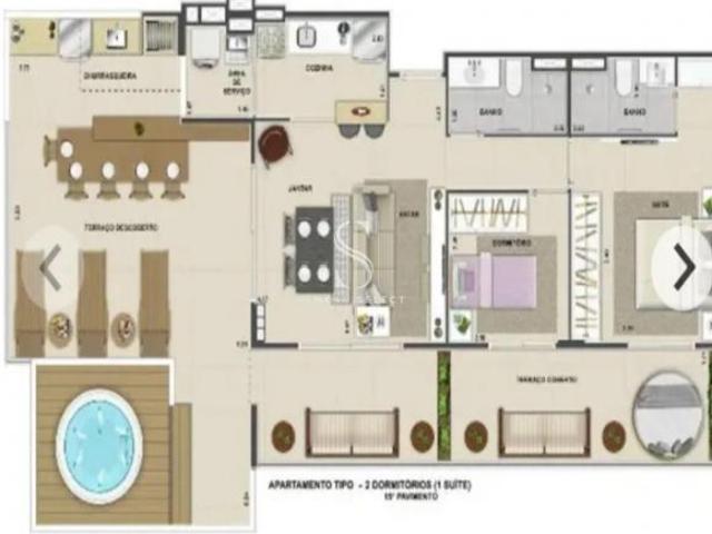 Apartamento em Indianópolis, São Paulo/SP de 121m² 2 quartos à venda por R$ 2.696.200,00