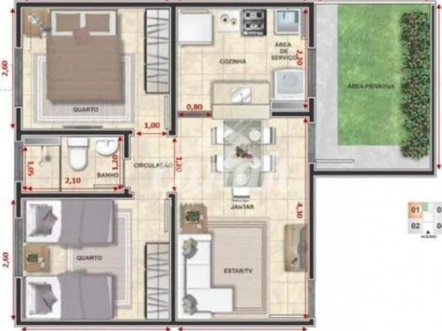 Apartamento em Ipiranga Ribeirão Preto: 2 quartos, 45m², R$160k venda e l.