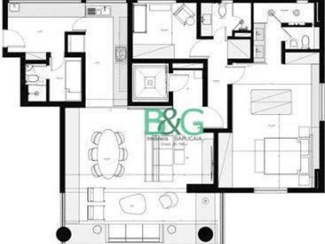 Apartamento em Itaim Bibi, São Paulo/SP de 157m² 2 quartos à venda por R$ 4.160.000,00