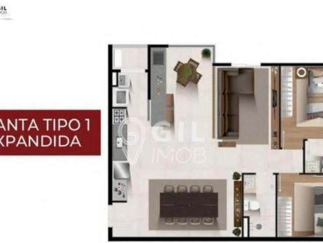 Apartamento em Jardim Califórnia, Jacareí/SP de 76m² 3 quartos à venda por R$ 573.333,00