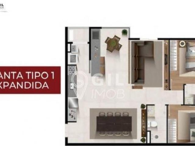 Apartamento em Jardim Califórnia, Jacareí/SP de 76m² 3 quartos à venda por R$ 573.333,00