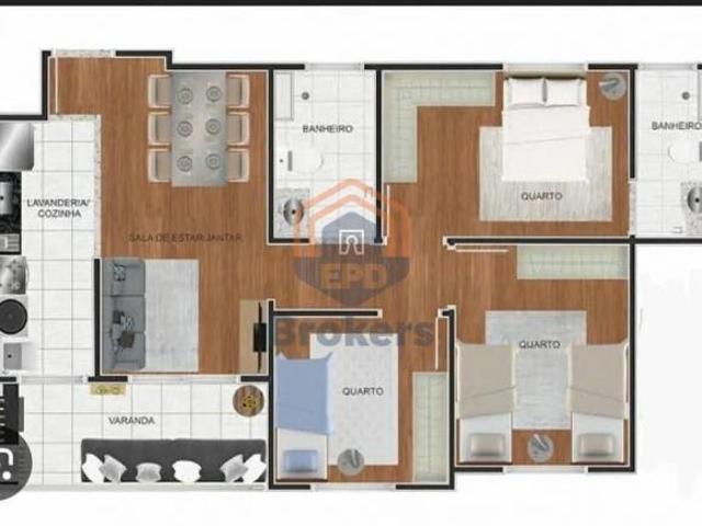 Apartamento em Jardim Carlos Gomes Jundiaí, SP