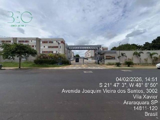 Apartamento em Jardim Brasil Vila Xavier, Araraquara/SP de 43m² 2 quartos à venda por R$ 106.963,3
