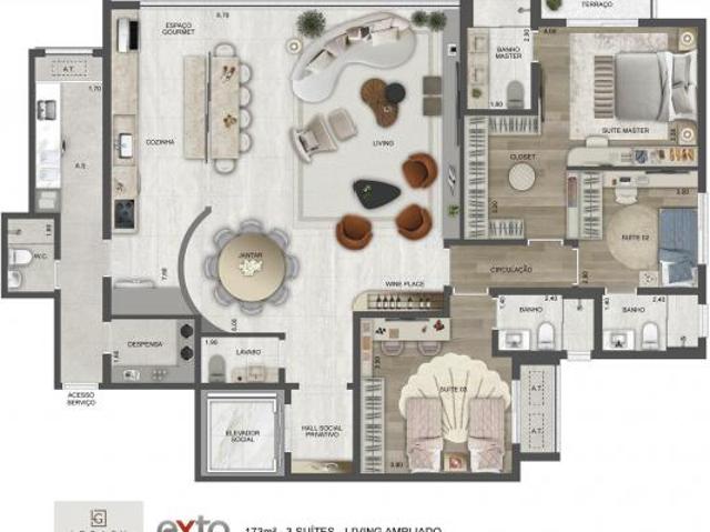 Apartamento em Jardim Guedala São Paulo SP