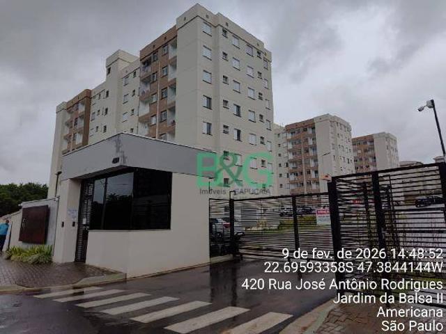 Apartamento em Jardim da Balsa II, Americana/SP de 49m² 2 quartos à venda por R$ 146.853,08