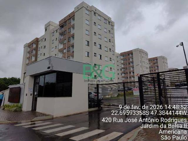 Apartamento em Jardim da Balsa II, Americana/SP de 49m² 2 quartos à venda por R$ 167.463,91