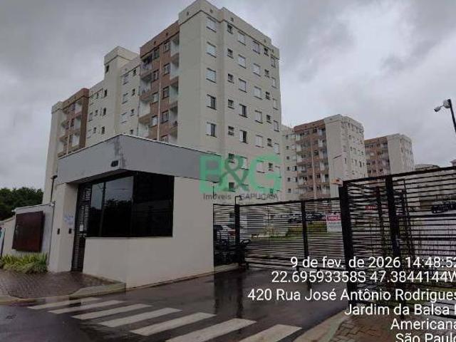 Apartamento em Jardim da Balsa II, Americana/SP de 49m² 2 quartos à venda por R$ 168.463,91