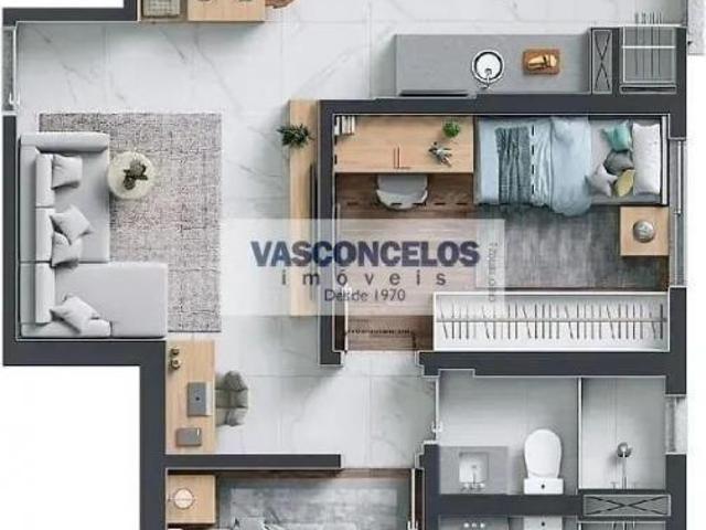 Apartamento em Jardim das Colinas, São José dos Campos/SP de 71m² 2 quartos à venda por R$ 966.353,0