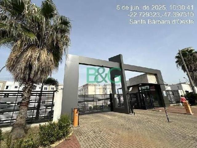 Apartamento em Jardim das Laranjeiras, Santa Bárbara DOeste/SP de 39m² 2 quartos à venda por R$ 126