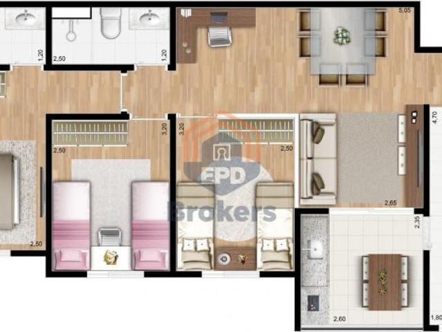 Apartamento em Jardim Ermida I Jundiaí