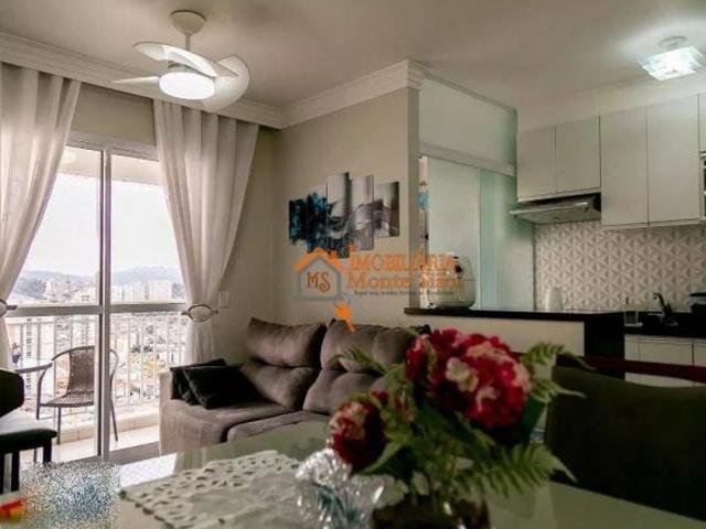 Apartamento em Jardim Flor da Montanha, Guarulhos/SP de 57m² 2 quartos à venda por R$ 490.000,00