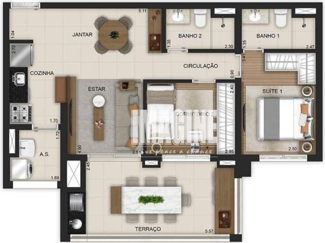 Apartamento em Jardim Independência, São Paulo/SP de 73m² 2 quartos à venda por R$ 837.000,00