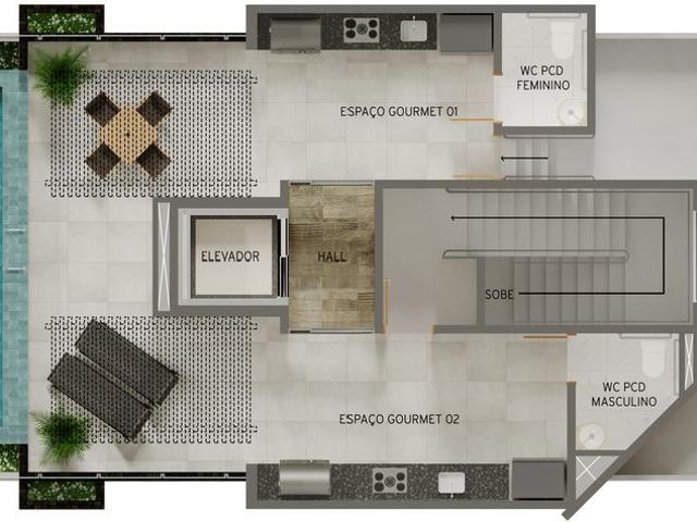 Apartamento em Jardim Oceania, João Pessoa/PB de 40m² 1 quartos à venda por R$ 606.135,78